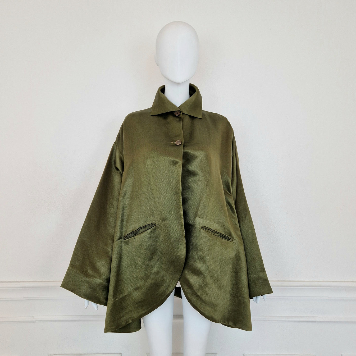 Romeo Gigli | Giacca verde oliva 1990 – Undemocratic Vintage