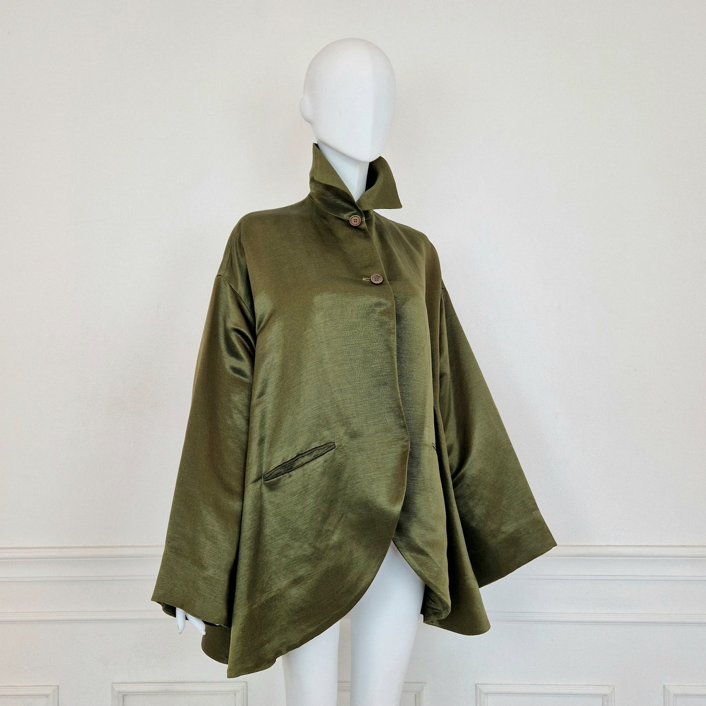 Romeo Gigli | Giacca verde oliva 1990 – Undemocratic Vintage