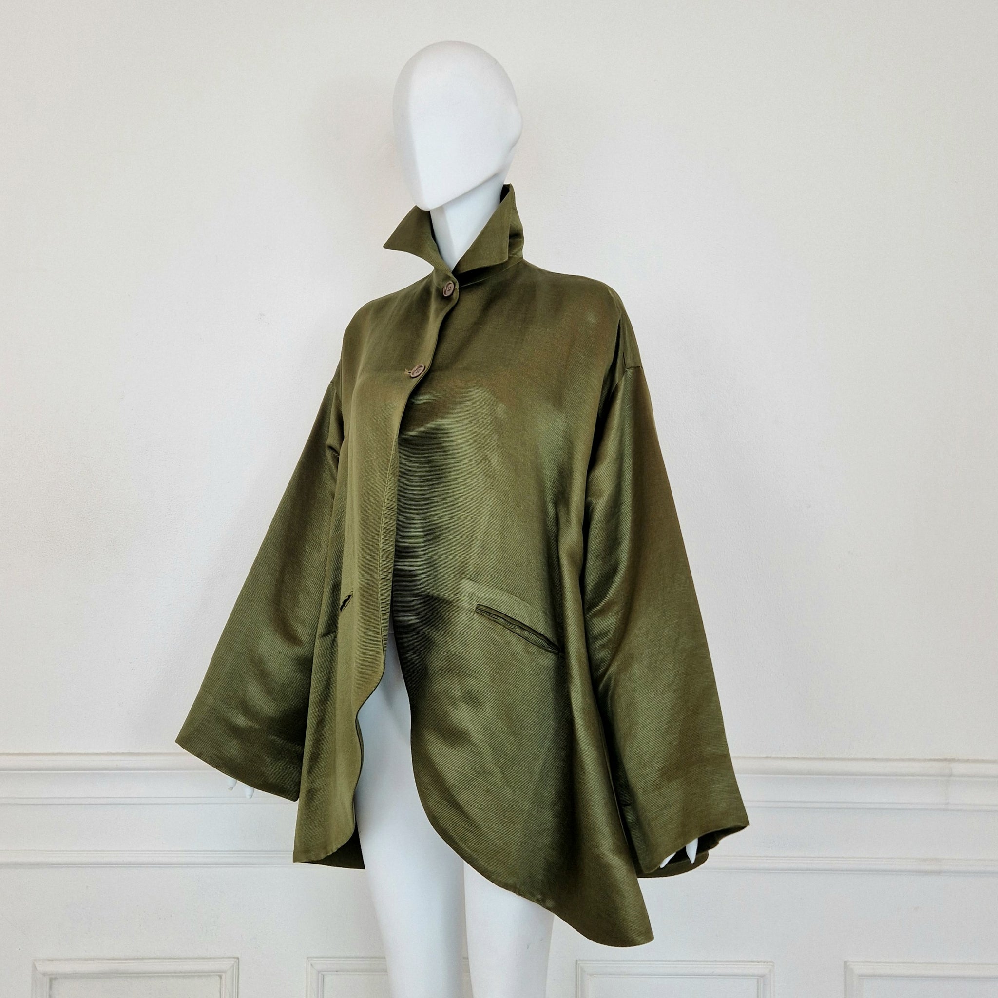 Romeo Gigli | Giacca verde oliva 1990 – Undemocratic Vintage